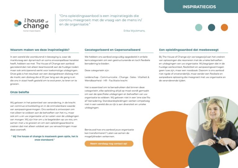 3D Change Framework - the house of change